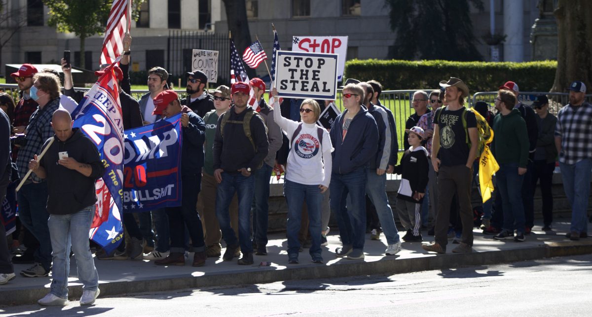 Documentation: Rally Against Election Results at Georgia Capitol ...