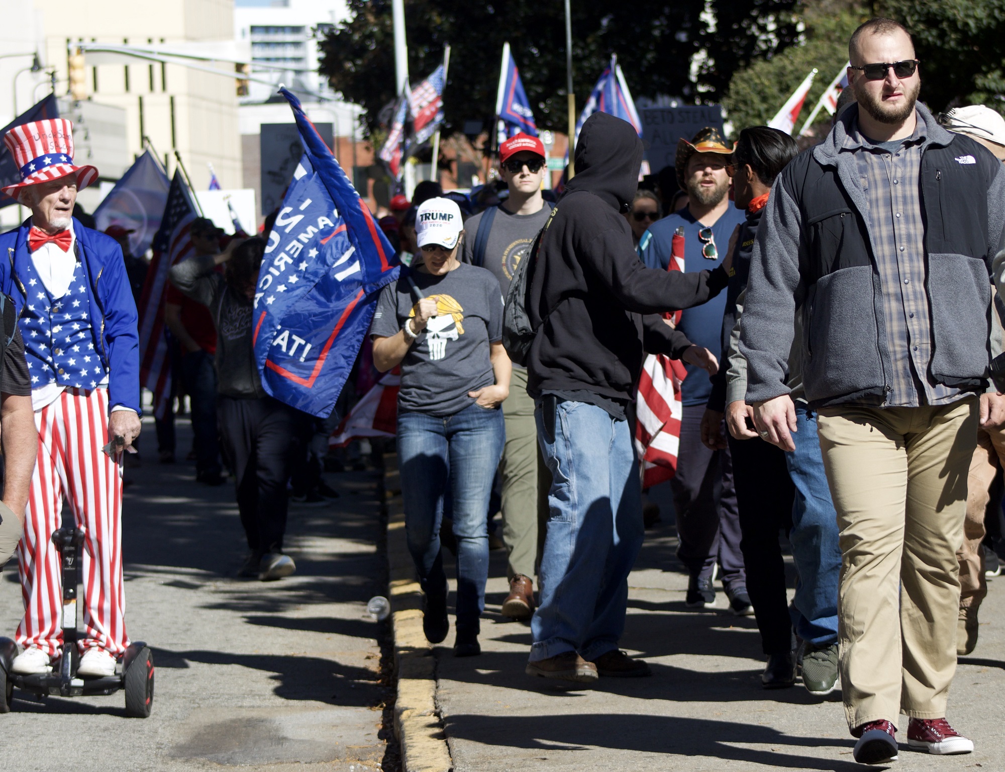 Documentation: Rally Against Election Results at Georgia Capitol ...