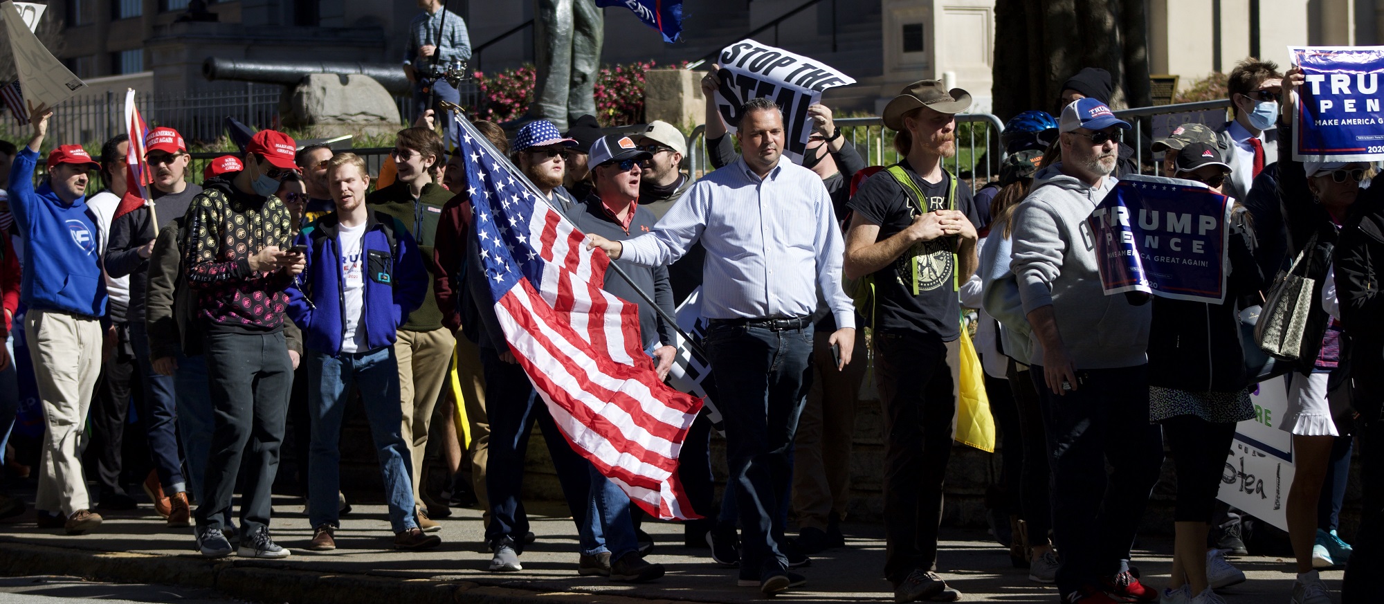 Documentation: Rally Against Election Results at Georgia Capitol ...